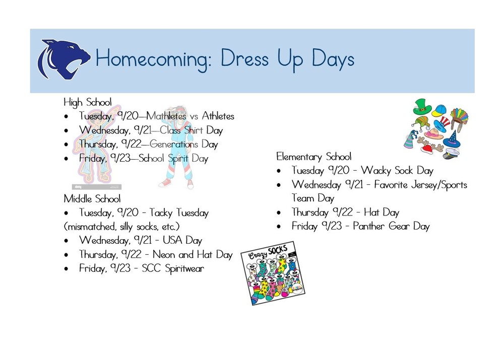 Homecoming: Dress Up Days | St. Croix Central School District